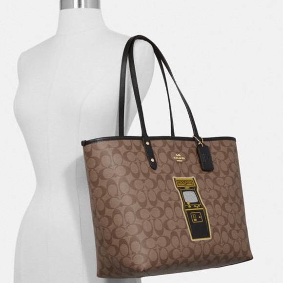 Coach | Bags | New Coach Reversible Limited Edition Pac Man Tote | Poshmark